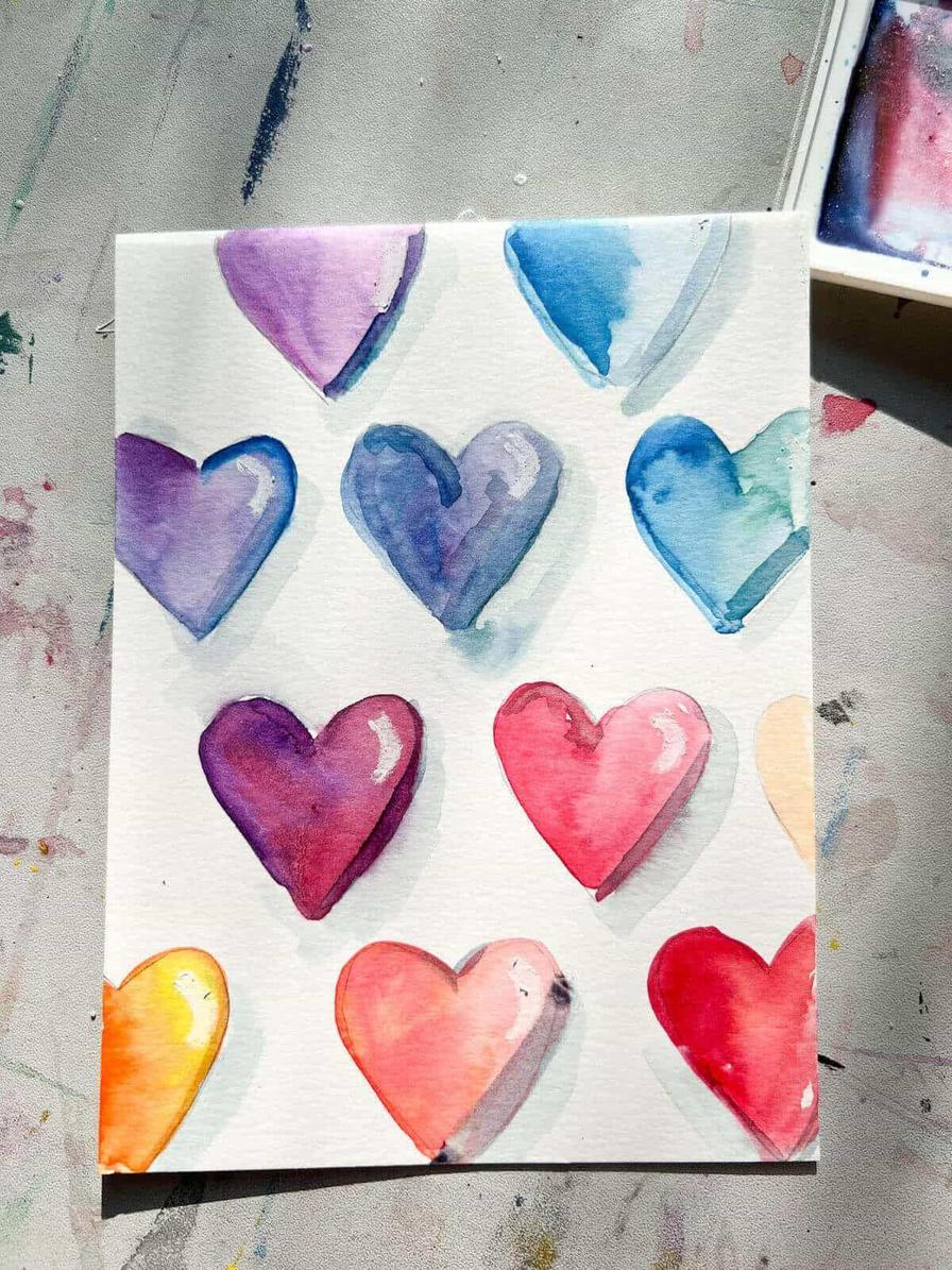 Watercolor Valentine Cards | Events In Summerville, SC